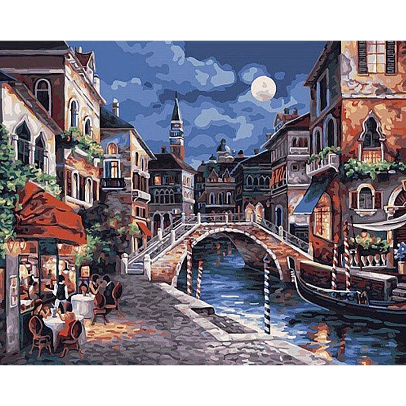 Malen nach Zahlen - Ein Abend in Venedig – Der Malen nach Zahlen Shop